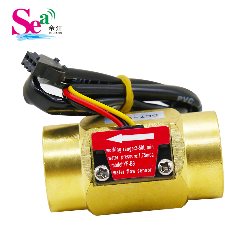 Brass Copper Flow Sensor Yf B9 Foshan Shunde Zhongjiang Energy Saving