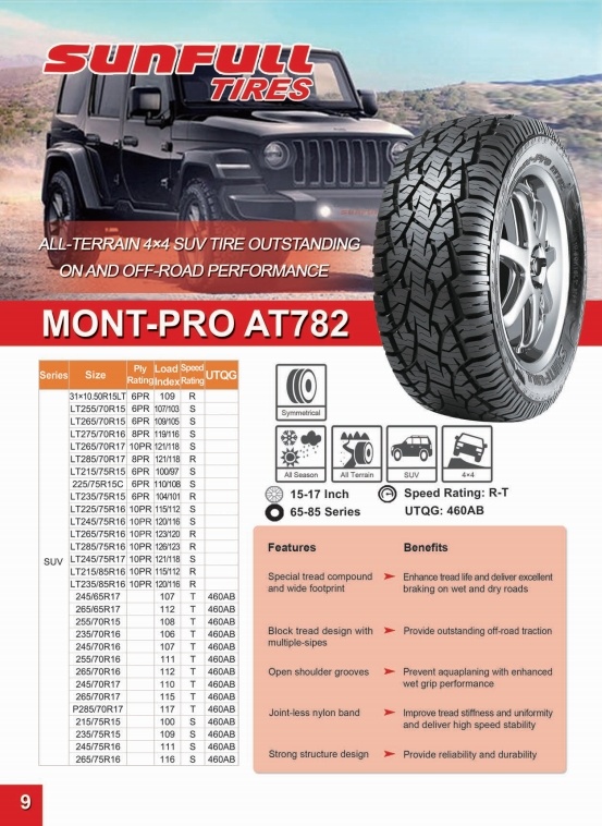 MONT-PRO AT782-Best China Tire Manufacturer